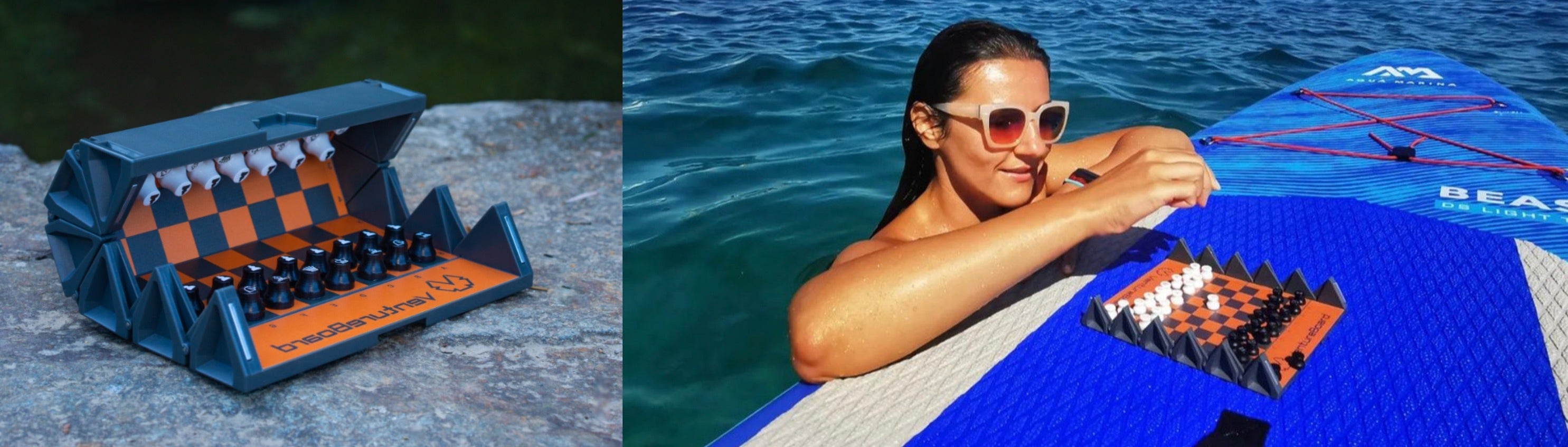 VentureBoard Magnetic Travel Chess Set | Portable Chess Sets